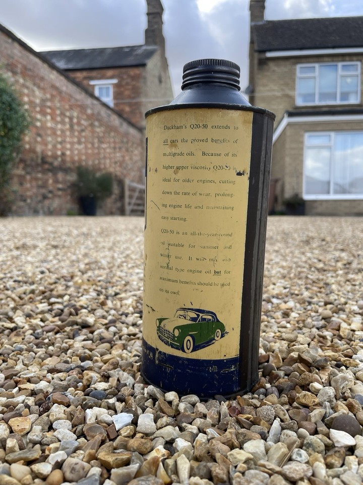 Duckhams Vintage Oil Can Q20-50 Done Oul Still In The Can | eBay UK