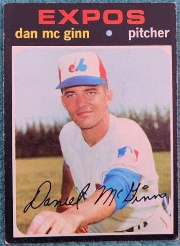 Dan McGinn Montreal Expos 1971 Topps Baseball Card #21 VgEx | eBay