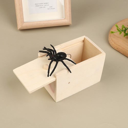 Spider Prank Scare Box Spider In A Box Prank Gifts Gag Pull Toy Joke Tr ...