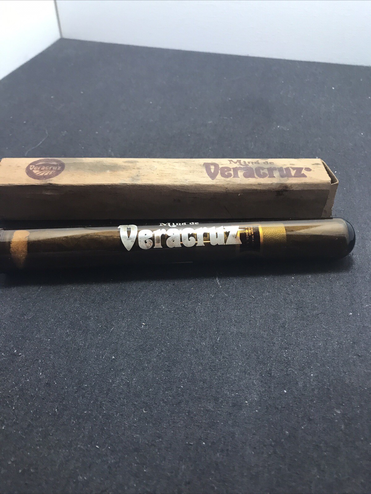 Mina De Veracruz Glass Cigar Tube Holder, Cigar And Original Box | eBay