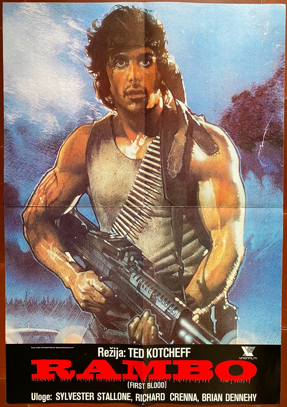 Rambo First Blood Movie Poster (24 X 36 Inch 61 X 91 Cm) Unframed ...