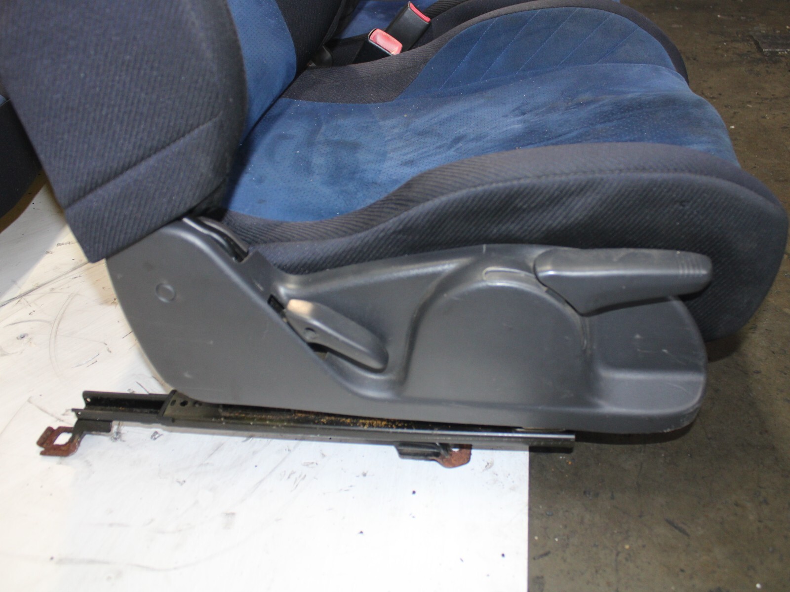 JDM 02-07 SUBARU WRX STI GDB BLUE SEATS WITH MATCHING REARS SEATS RAILS ...