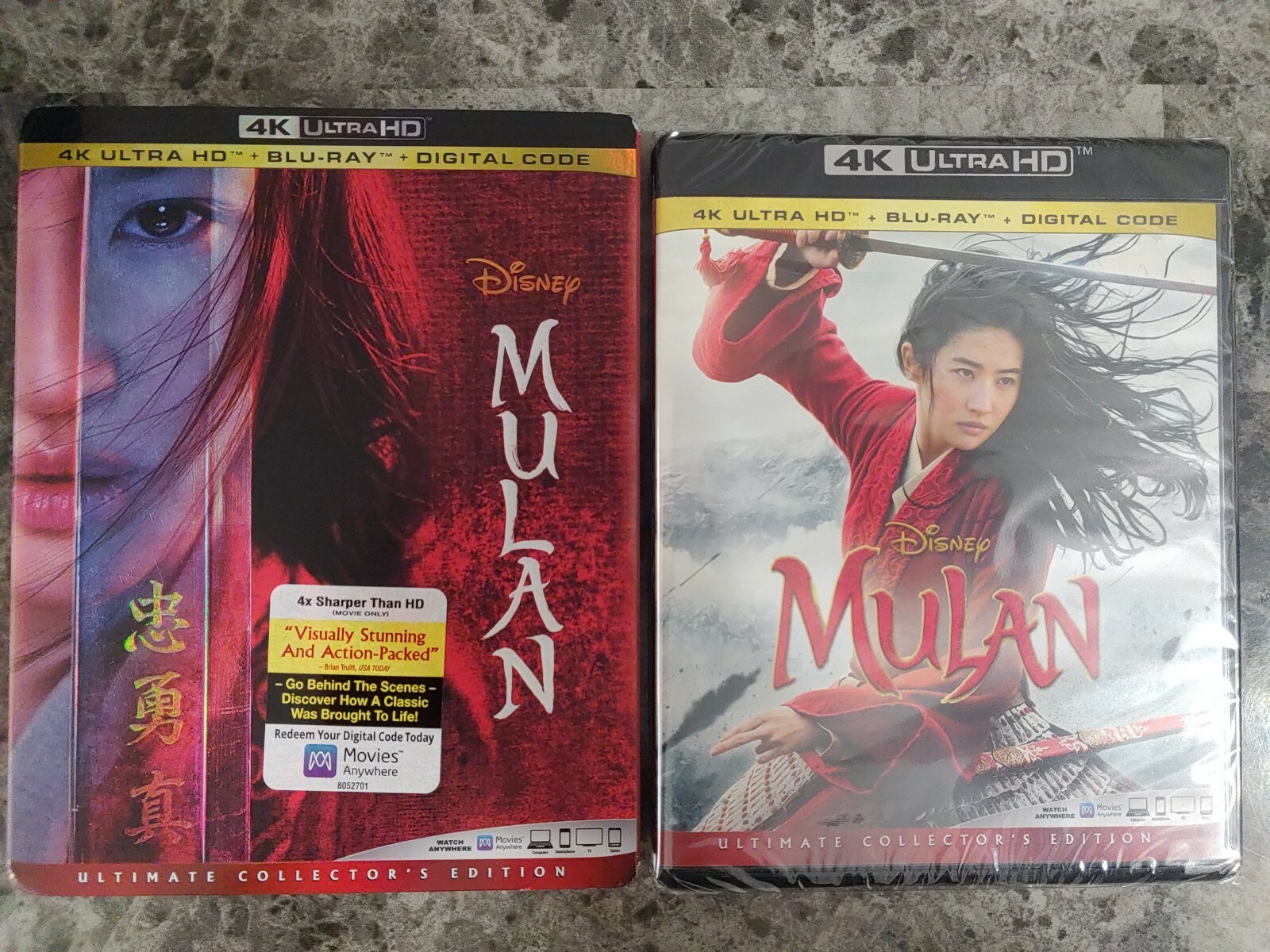 Mulan 4K Ultra HD + Blu-Ray Harry Gregson-Williams, Bina Daigeler ...