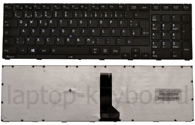 Deutsche Tastatur keyboard Toshiba Tecra R850 R950 R960 / TO107-GR | eBay