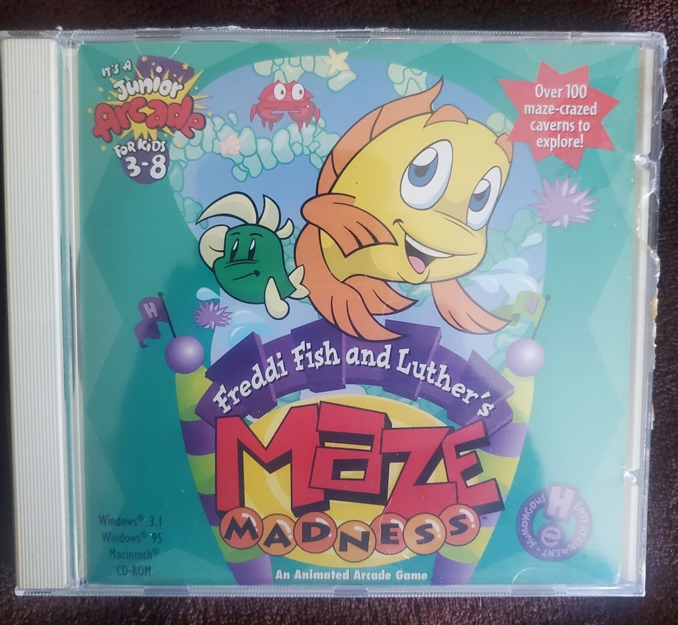 Freddi Fish 1, 2, 3, 4, 5 and Maze Madness all New | eBay