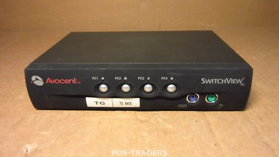 Avocent 520-346-001 Switchview 4-Port PS2 KVM Switch 12V DC - EXCL PSU ...