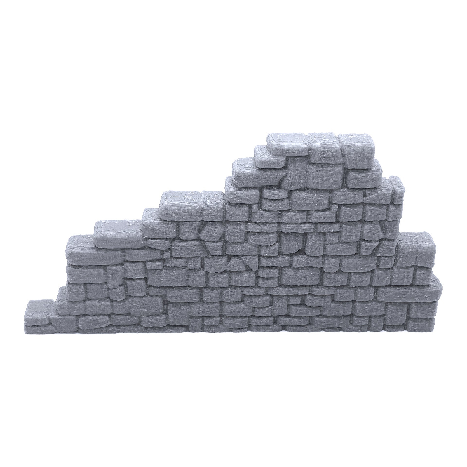 Ruined Stone Walls Set B, Terrain Scenery for Tabletop 28mm Miniatures ...