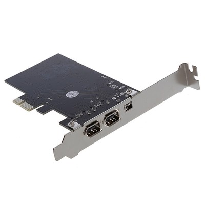 External FireWire Card PCIe Firewire 400 1394 Card - 3-Port, Windows 7 ...