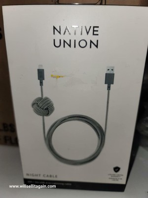 Native Union Night Charging Cable USB-A to 3m Zebra Compatible with ...