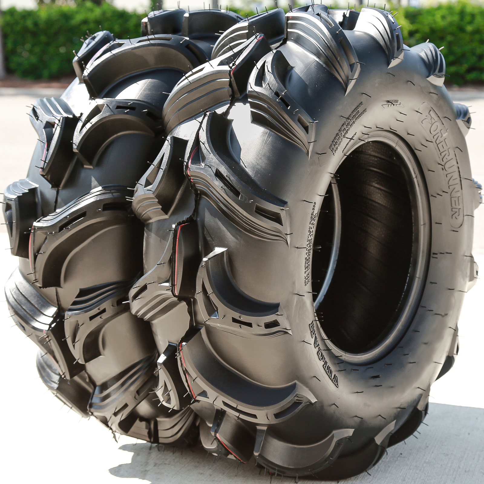 Set of 4 ATV UTV Mud Tires 2x 28x9-14 28x9x14 & 2x 28x11-14 28x11x14 6 ...