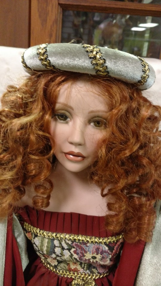 PAT DEZINSKI & RUSTIE DESIGNS 34" PORCELAIN RENAISSANCE DOLL | eBay