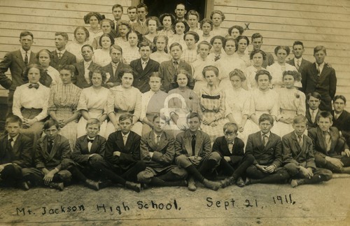 Mt. Jackson High School, New Castle, Pa. 1911 RPPC Photo Postcard COPY ...