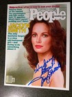 JACLYN SMITH Hand Signed AUTOGRAPH 4X5 PHOTO - SEXY ACTRESS - CHARLIE'S ...