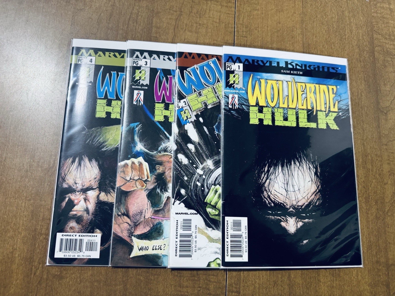 Wolverine Hulk #1-4 Marvel Knights 2002 Sam Kieth Full Series | eBay