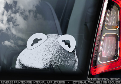 Kermit the Frog - Car Window Sticker - Muppet Show Peeper Muppets Sign ...