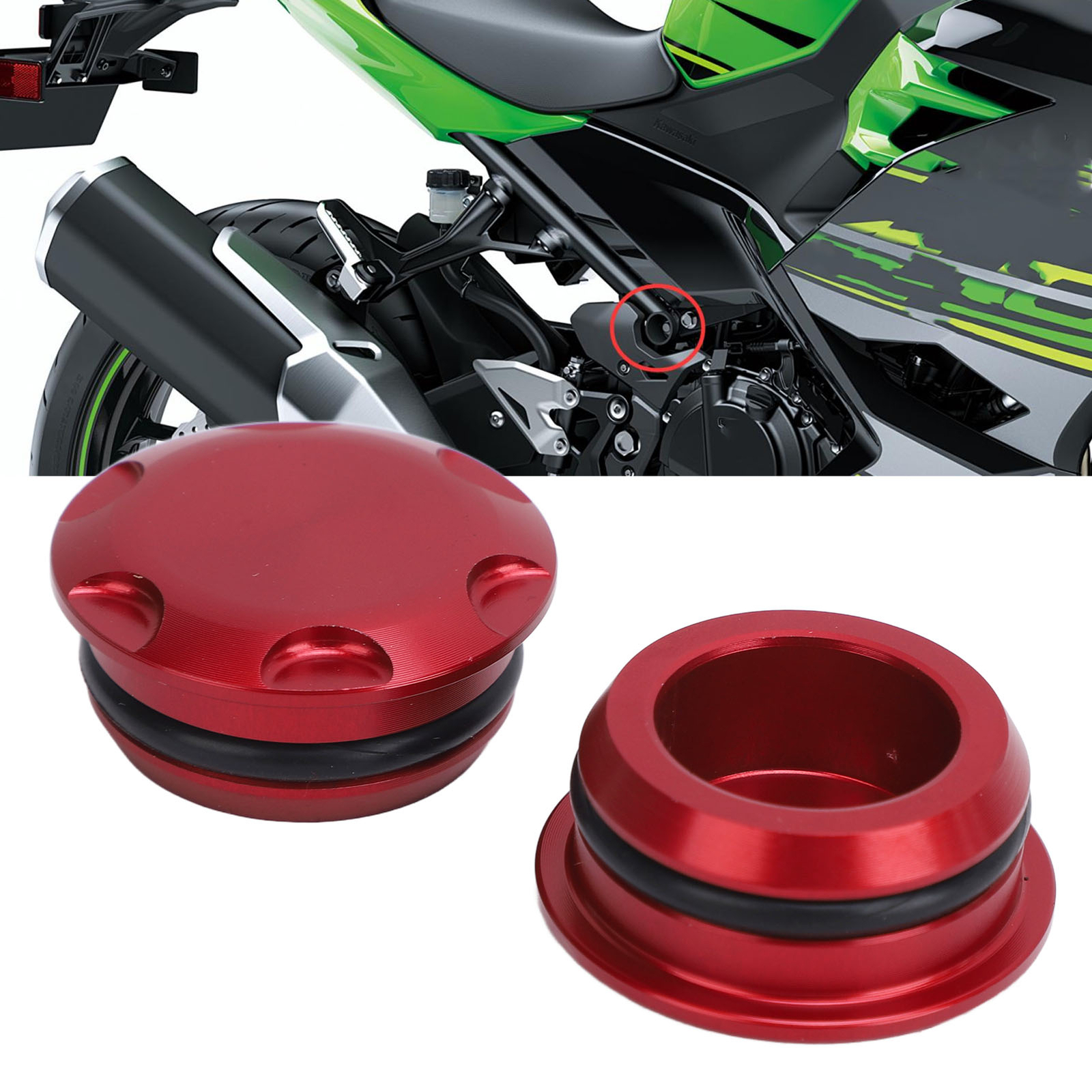 SLK 2Pcs Frame Hole Plug Cap Cover Aluminum Alloy Decorative Frame Hole ...