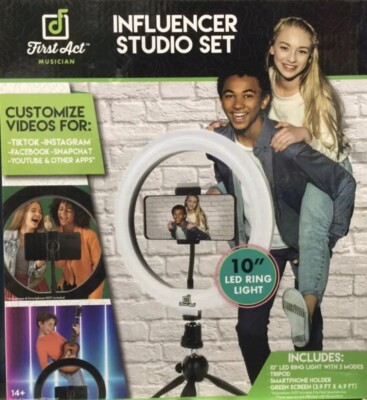 Influencer Studio Set Led Ring First act, NEW | eBay