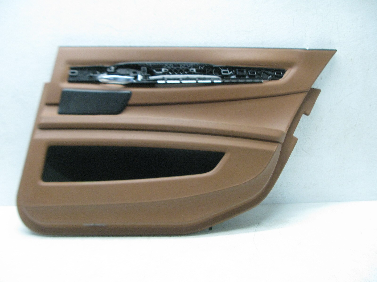 09-15 BMW F02 750Li 740Li DOOR INTERIOR TRIM PANEL W SUNSHADE REAR ...