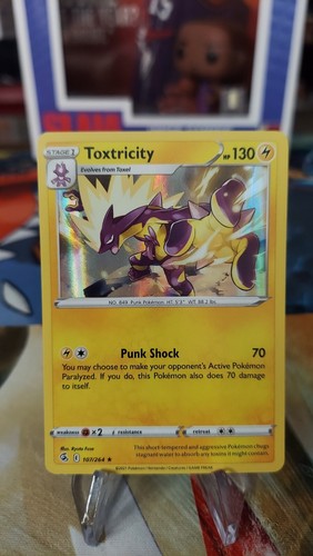 2021 Toxtricity Holo Rare Fusion Strike 107/264 Pokemon Card | eBay