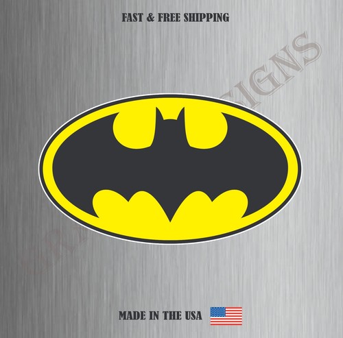Batman DC Logo Comics Garage Truck Car Bumper Vinyl Sticker Decal Water ...