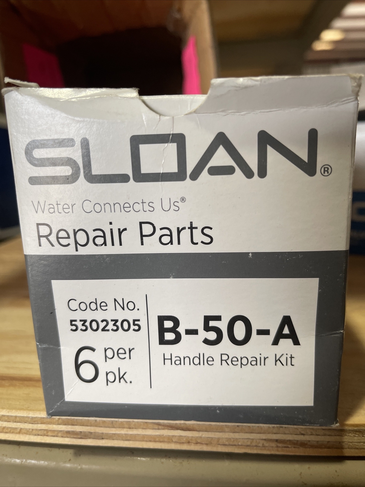 SLOAN B-50-A Handle Repair Kit 6-Pack C-7 Spring B-40 Delrin Bushing | eBay