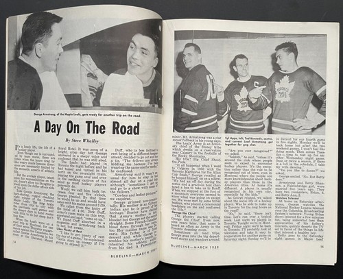 1959 Butch Bouchard Autographed Hockey Magazine Signed Montreal ...