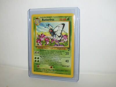 Butterfree 34/130 Base Set 2 Uncommon Pokemon Card Mint Condition New ...