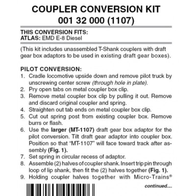 Micro Trains ~ N Scale ~ Locomotive Coupler Conversion ~ Atlas RSD12 ...