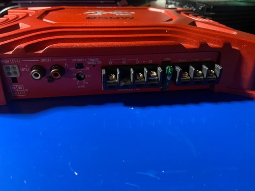 Sony Xplod 2 XM-502Z Deep Red 2/1 Channel 250W Stereo Power Car ...