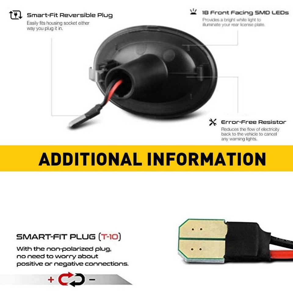 Amber/Red LED Side Fender Marker Light For MINI Cooper 2009-2015 R57 ...