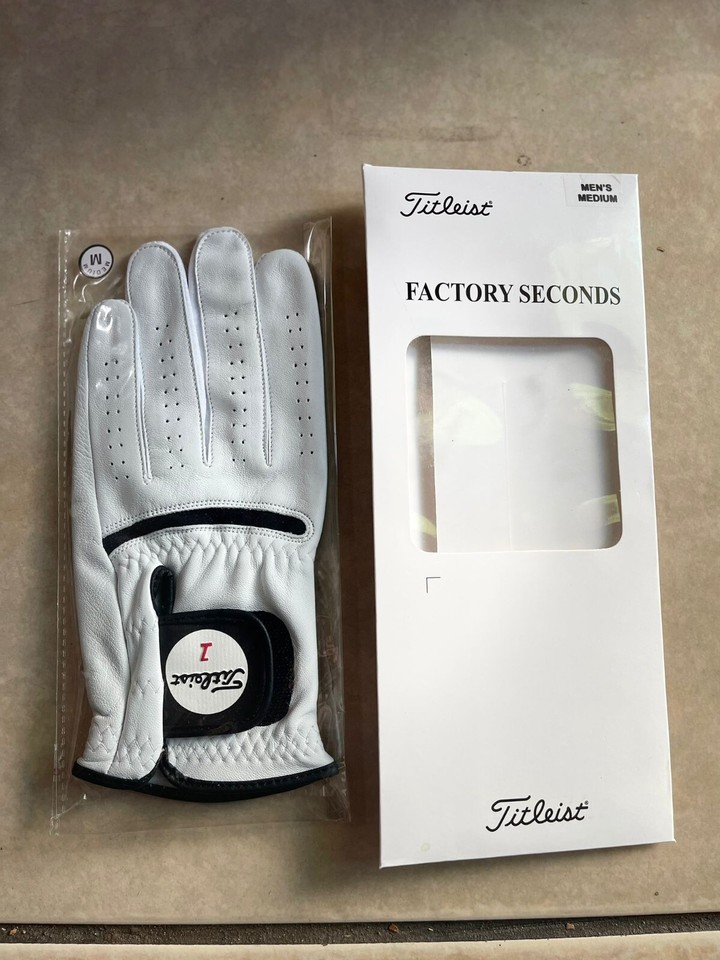 Titleist -Players Perma soft Factory Seconds Left Hand golf glove A+ | eBay