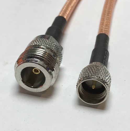 RG400 N Female to Mini UHF Male Coaxial Cable PICK LENGTH RF USA Lot | eBay