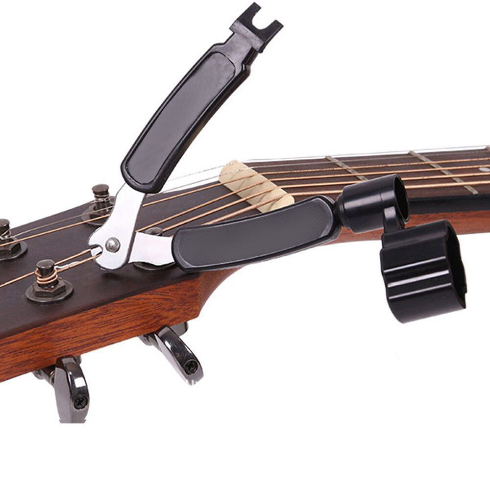 3-in-1 Electric Acoustic Guitar Guitar String Pin Tool Winder and ...
