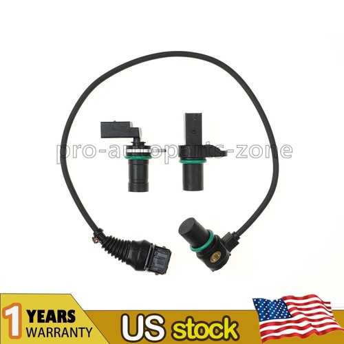Intake & Exhaust Cam Camshaft & Crankshaft Position Sensor Set With O-R ...