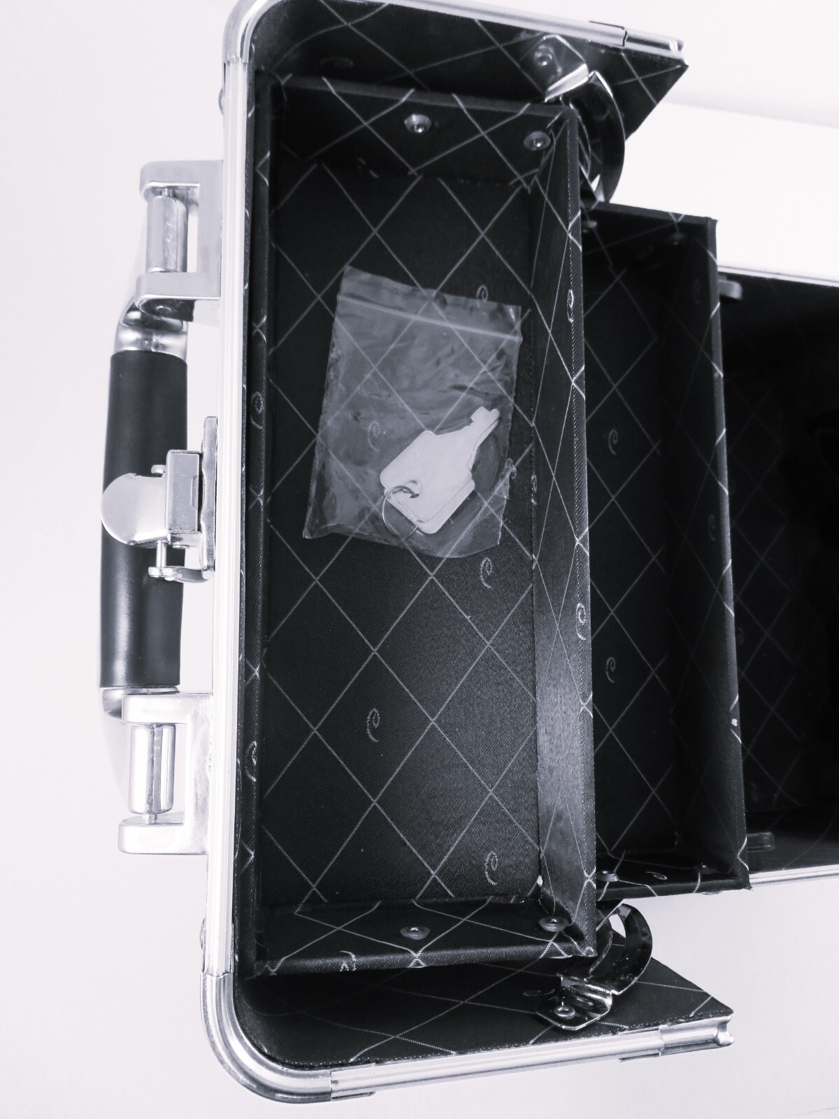 Caboodles Cosmetic Makeup Case Metal Portable Locking With Keys ...