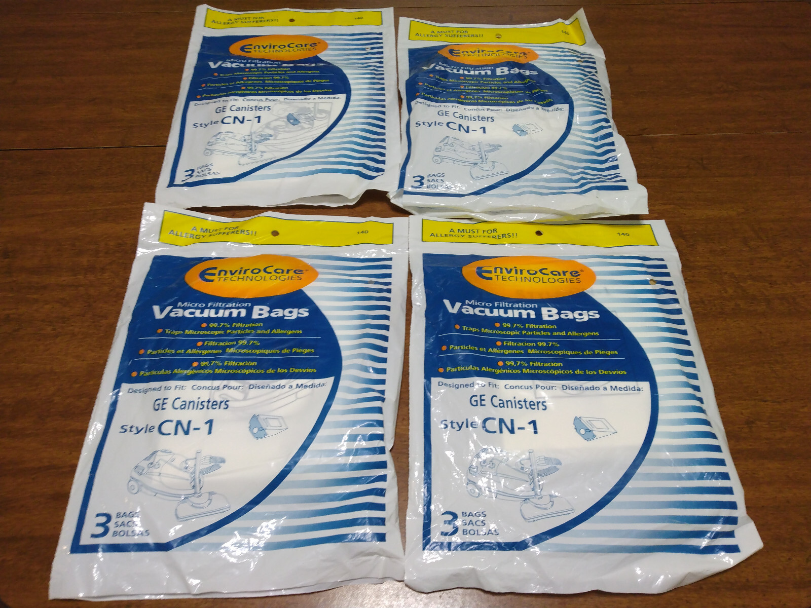 12 GE Canister CN1 CN-1 Vacuum Bags White Westinghouse Home Cleaning ...