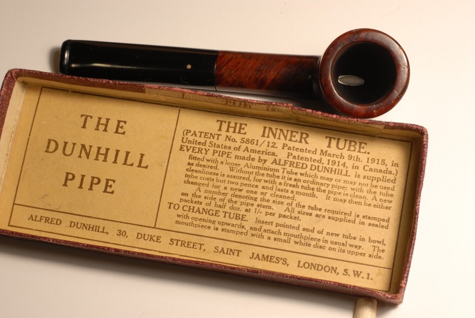 1923 Dunhill London A - 77-"Inner Tube"- Pat. March 9-15 - Estate Pipe ...