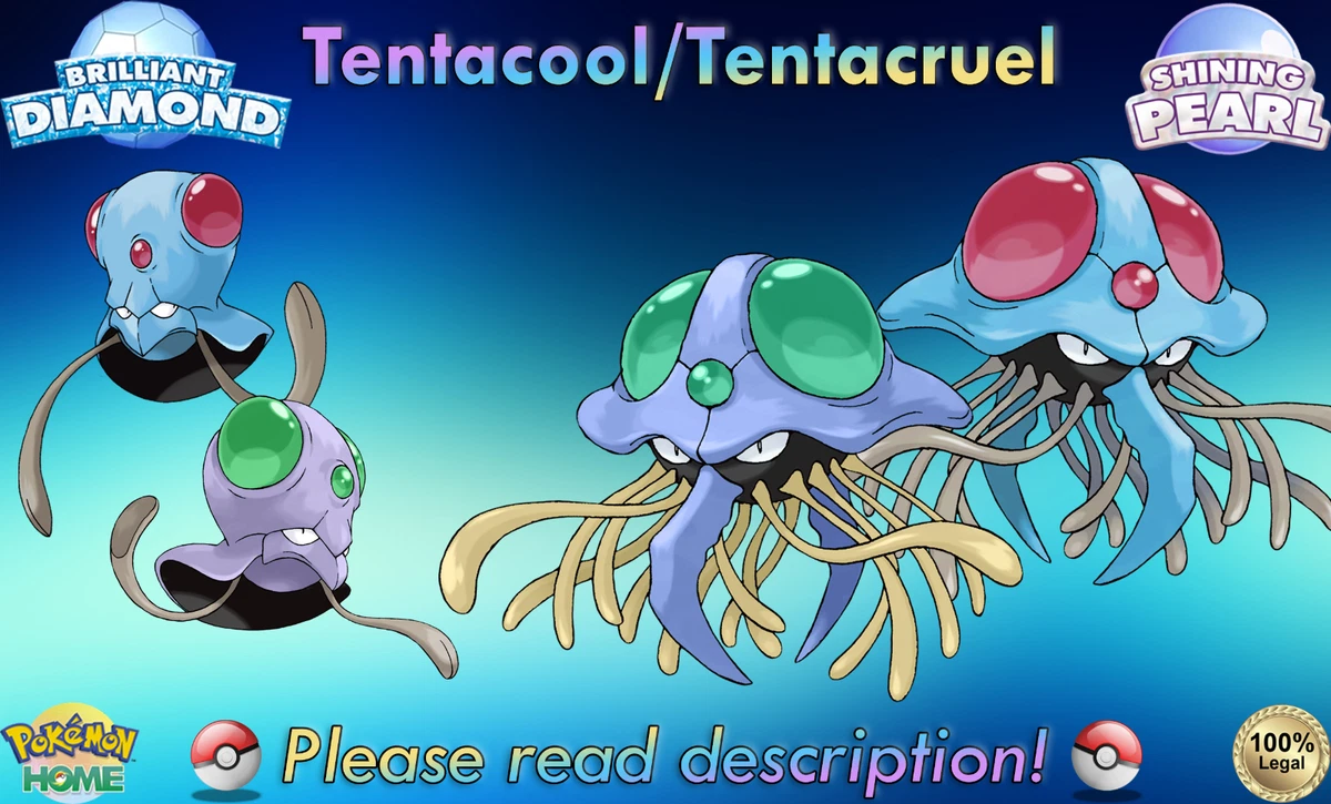 Pokemon Tentacool And Tentacruel