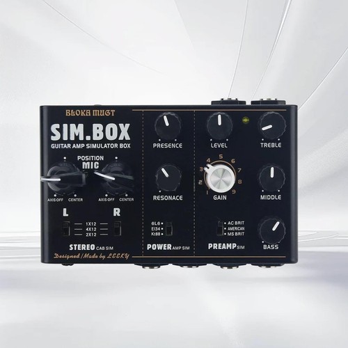SIM BOX Electric Guitar Amp Simulator Box Cabinet Box Stomp Box Effect Pedal | eBay