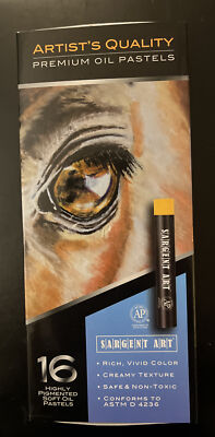 Sargent Art Premium Quality Artists' Oil Pastels 16 Color Set New 22 ...