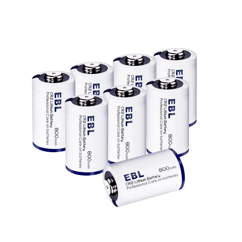 EBL CR2 Lithium Battery Photo DL-CR2 3V Batteries For Camera Flashlight ...