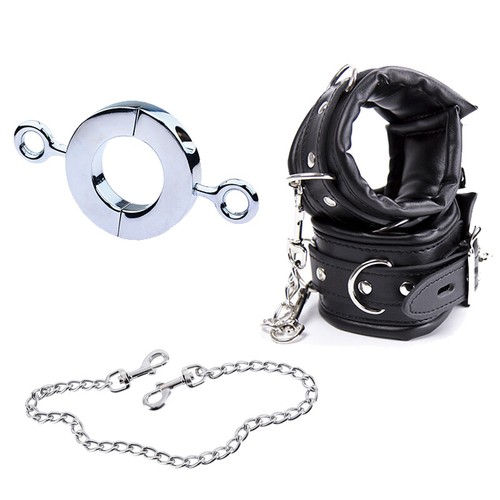 Metal Magnetic Ball Stretcher Extender Enhancer Scrotum Pendant Set ...