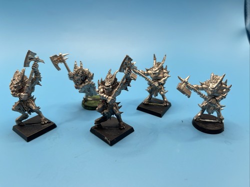 X5 Metal Khorne Bloodletters Warhammer Fantasy GW Daemons Of Chaos Lot ...