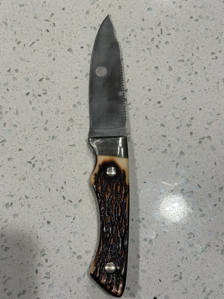 Remington UMC One R6 Fixed Blade Skinner Knife with Sheath NEW In Box ...