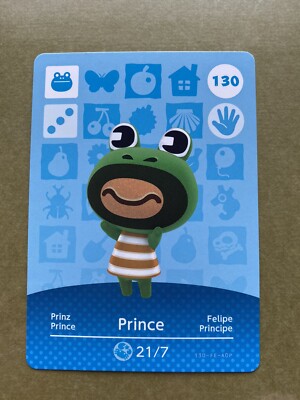 130 Prince Animal Crossing Amiibo Card #130 Authentic ACNH | eBay