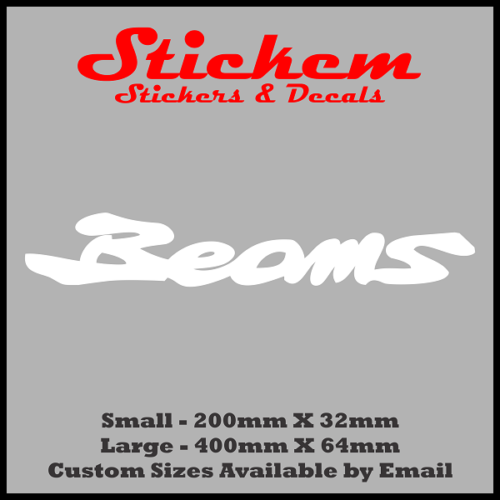 Beams Sticker Decals | eBay