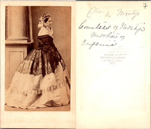 Disderi, Paris, Maria Manuela Kirkpatrick, Countess de Montijo, circa ...