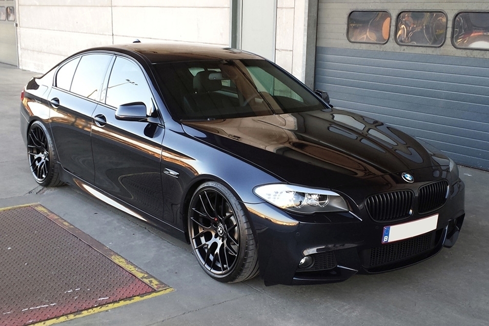 18" AVANT GARDE M359 BLACK MESH STAGGERED AG WHEELS RIMS FITS F10 BMW ...