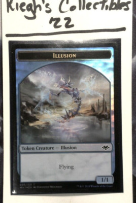 Mtg Illusion Token *Foil - MH1* | eBay