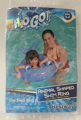 Bestway H20 Go! Inflatable Animal Shaped Swim Ring - New - | eBay